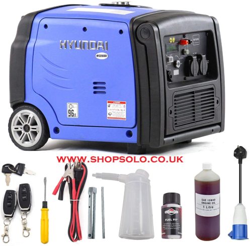 Hyundai HY3200SEi 3.2kW / 4kVA Portable Generator - SHOPSOLO UK