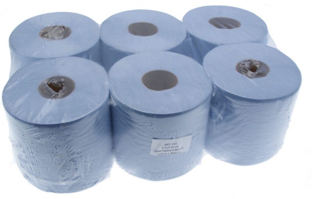 6 Pack for Kitchen Blue Roll 6 Pack